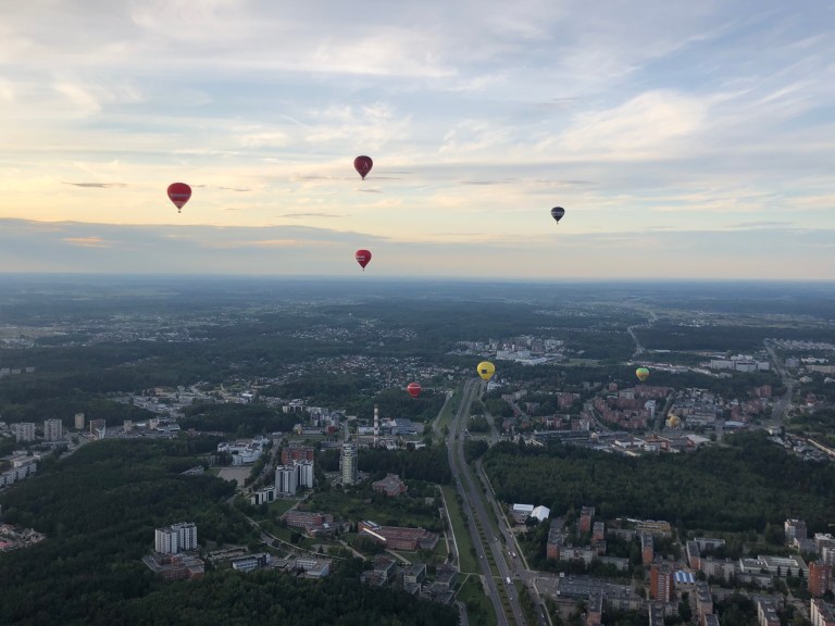 Experience a Hot Air Balloon Ride in Vilnius, Lithuania – Plan for me dani